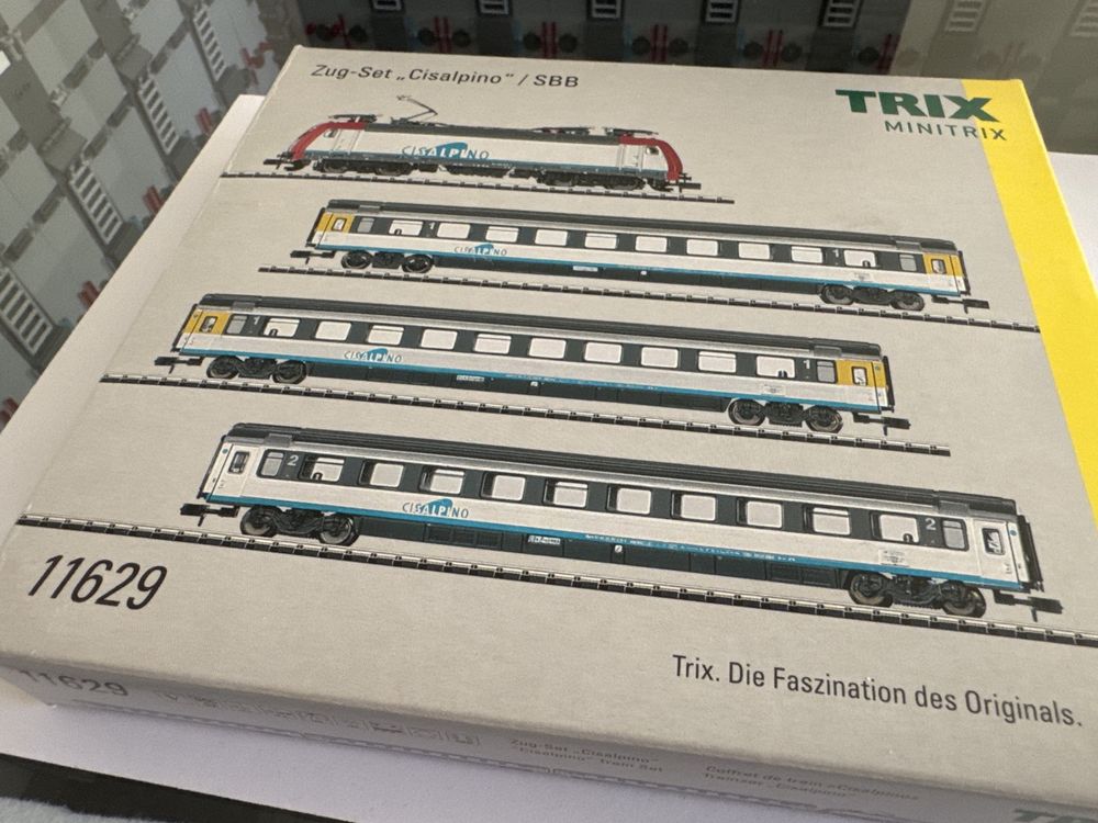 TRIX Minitrix Zugset "Cisalpino" SBB neuwertig (Gebraucht) in Mümliswil ...