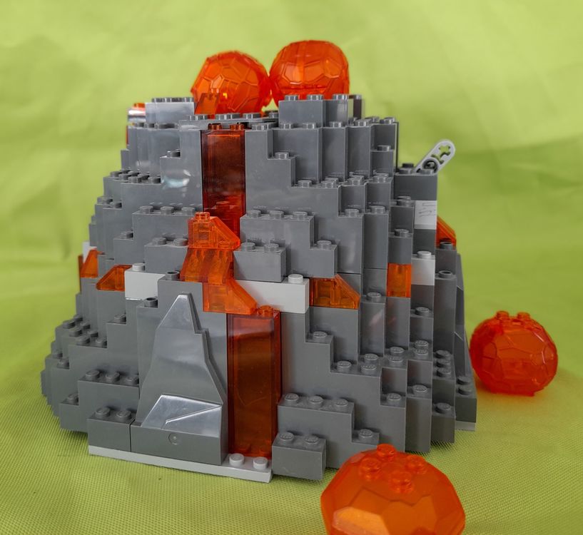 Lego Vulkan mit Lava | Kaufen auf Ricardo