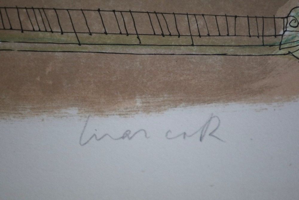 Marco Richterich 1929-1997, Lithographie "Zwiebeltürme". (Gebraucht) in Zug für CHF 5 – mit ...