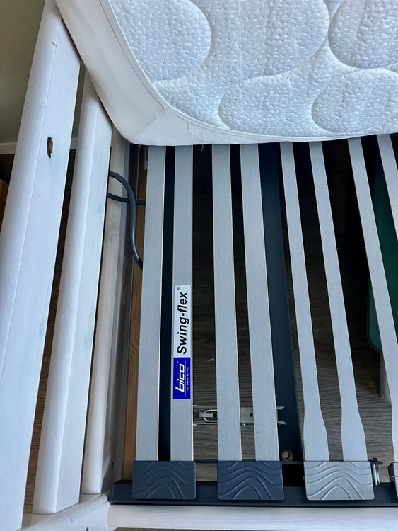 Bett komplett, Lattenrost Bico Swing-flex, Matratze! (Neu (gemäss ...