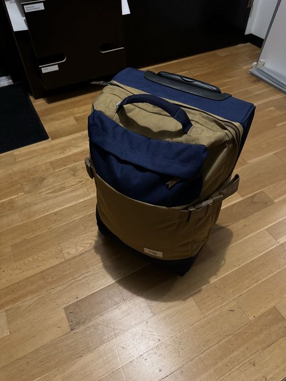 Quicksilver Luggage Trolley Carry-On blau/hell-brown (Gebraucht) in ...