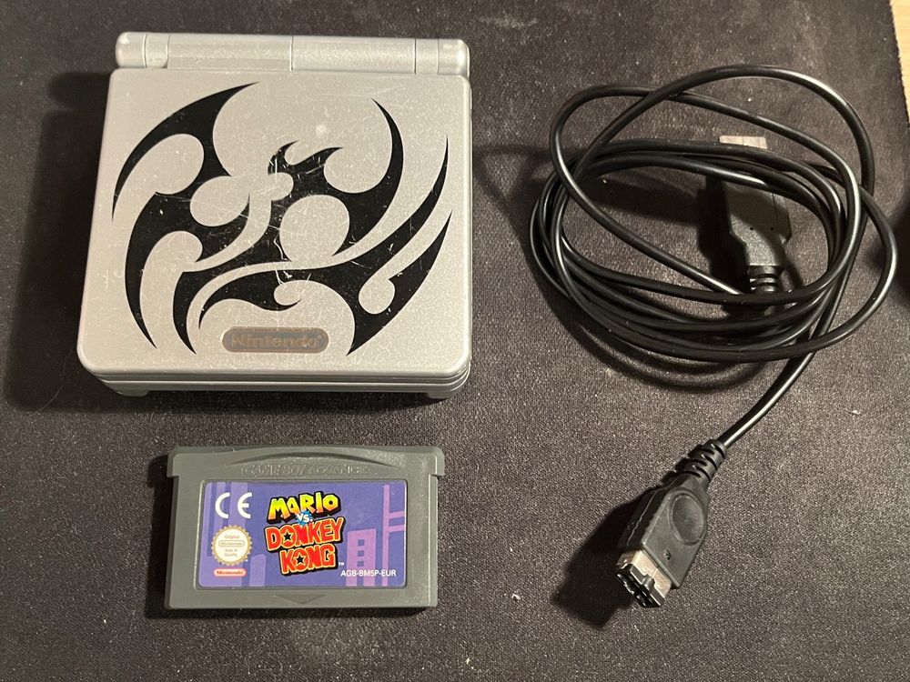 Gameboy Advance SP Tribal + Mario Donkey Kong Nintendo | Kaufen auf Ricardo