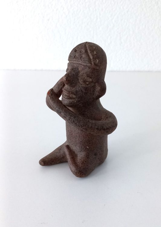 Alte Figur glasierte Terrakotta, verm. Nayarit-Kultur (Gebraucht) in Bévilard für CHF 55 – nur ...