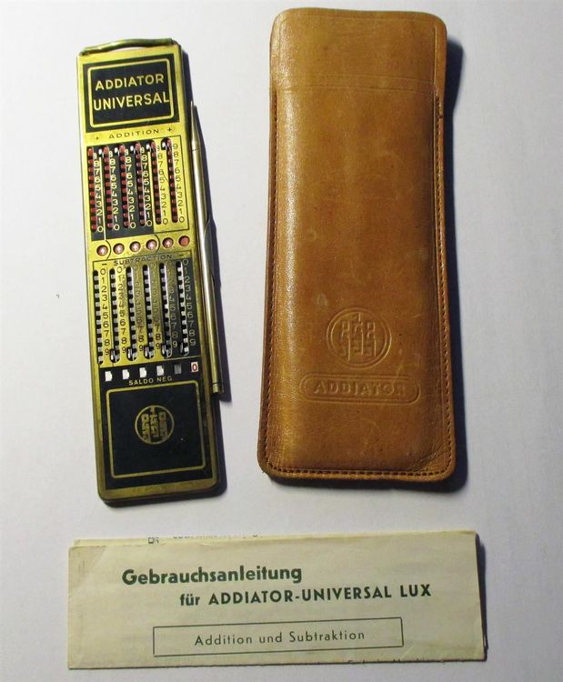 Addiator Universal LUX - Vintage Rechner | Kaufen auf Ricardo