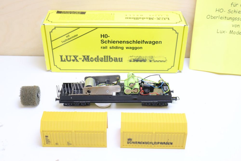 LUX Schienenschleifwagen H0 - DC Digital/Analog 9011 D (Gebraucht) in ...