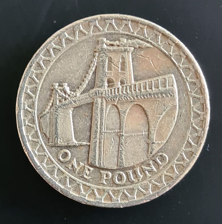 One Pound 2005 England Great Britain Pfund Münze Coin Money (Gebraucht ...