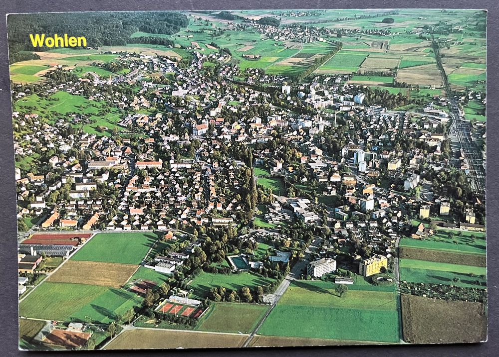 Wohlen AG, Flugaufnahme (Gebraucht) in Wabern für CHF 1.1 – mit ...