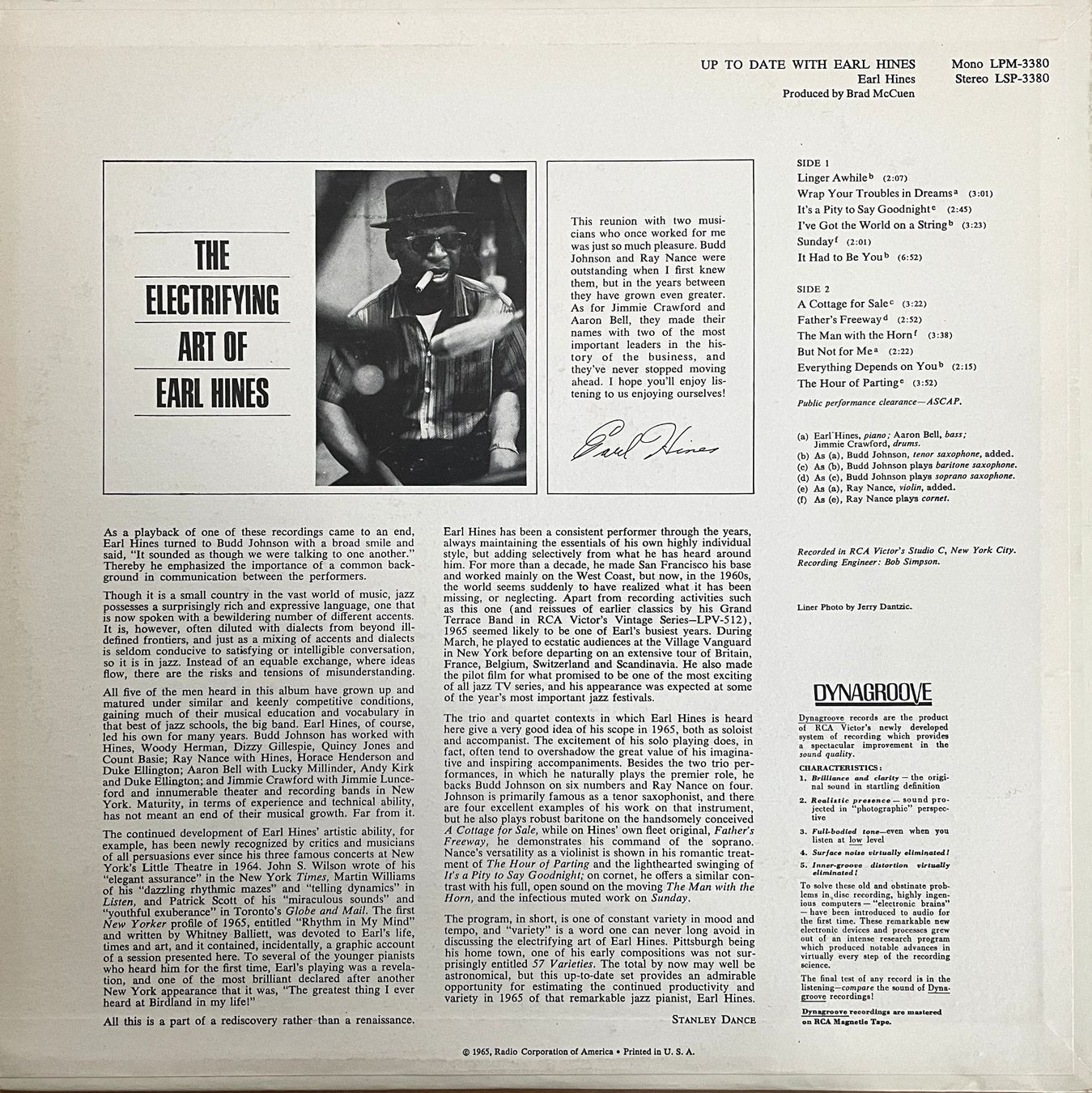 Earl Hines - Up To Date With - Top Zustand! (Gebraucht) in Savagnier ...