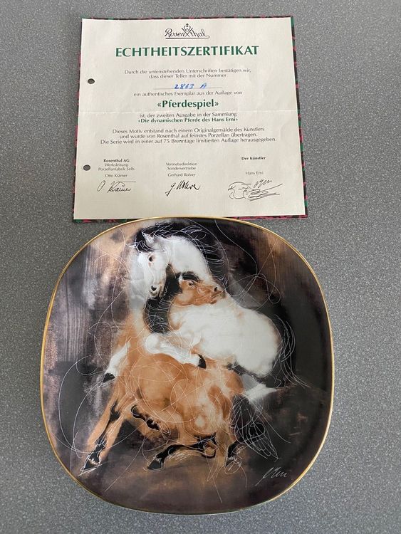 Rosenthal - HANS ERNI Porzellan-Teller (Gebraucht) in Gelterkinden für CHF 10 – mit Lieferung ...