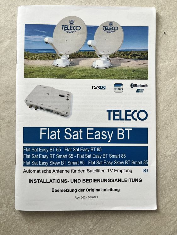 Teleco Flatsat Easy BT 85 SAT Anlage Vollautomatisch | Kaufen auf Ricardo