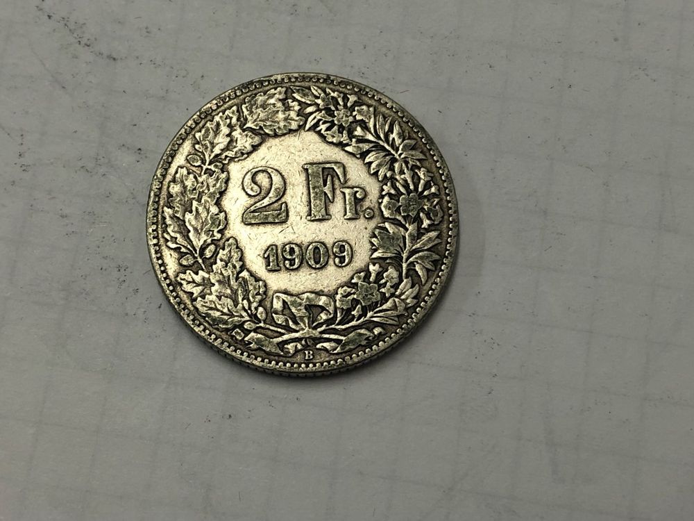 Schweiz - 2 Franken 1909 | Kaufen auf Ricardo