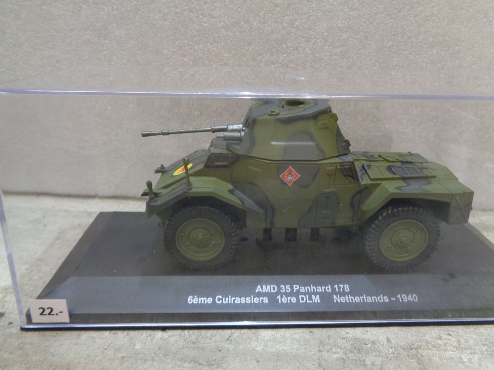 Eaglemoss 1:43 Blindé WW2 Panhard 178 Militaire PaysBas 1940 (Neu und ...