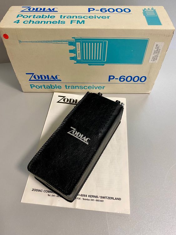 Zodiac P-6000 Portable Transceiver 4 channels FM | Kaufen auf Ricardo