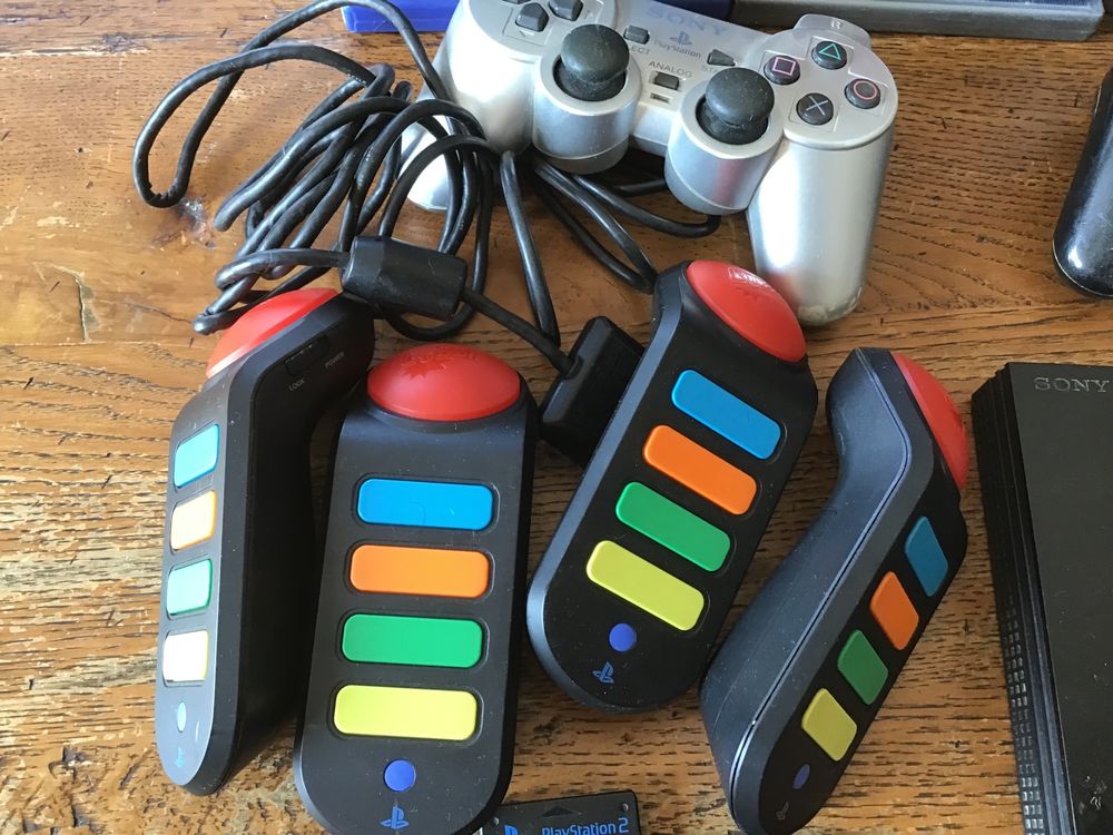 Sony PlayStation 2 contrôler manettes buzzers DVD … (Gebraucht) in ...
