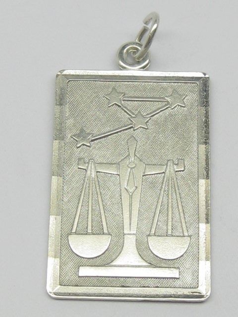 Vintage Anhänger Silber 835 FB Steinzeichen Waage (Gebraucht) in ...
