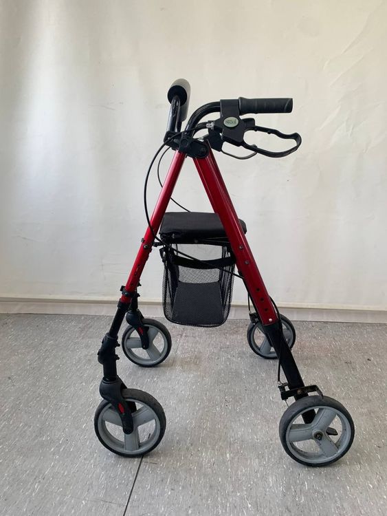 NRS Rollator rot max 120 kg L 2608 | Kaufen auf Ricardo