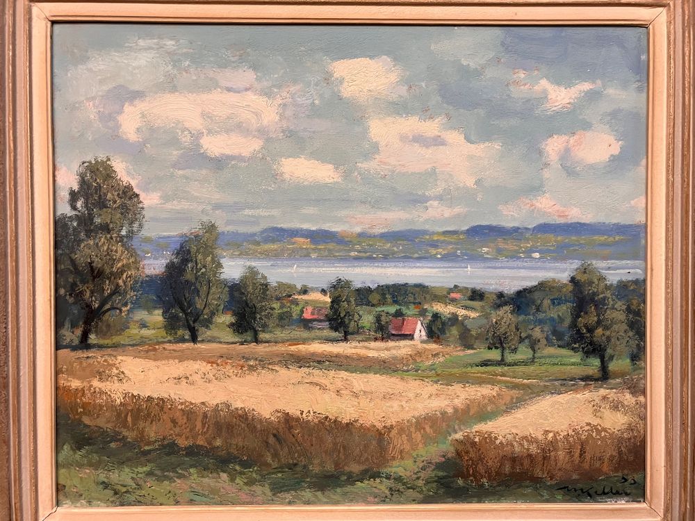 Max Keller 1916-1982 Öl a. Platte signiert , datiert | Kaufen auf Ricardo