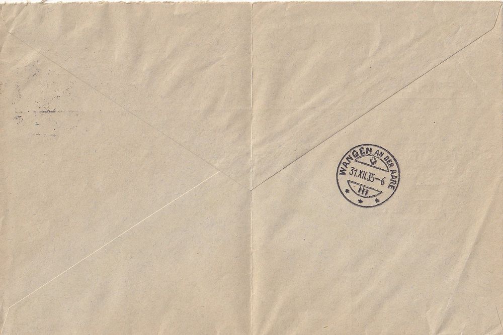 R-Brief Fribourg 2 nach Wangen an der Aare 1935 | Kaufen auf Ricardo