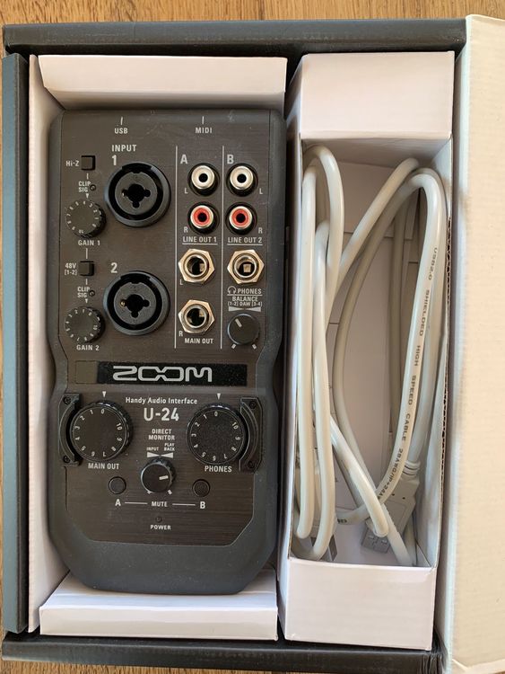 Handy Audio Interface U-24 von Zoom | Kaufen auf Ricardo