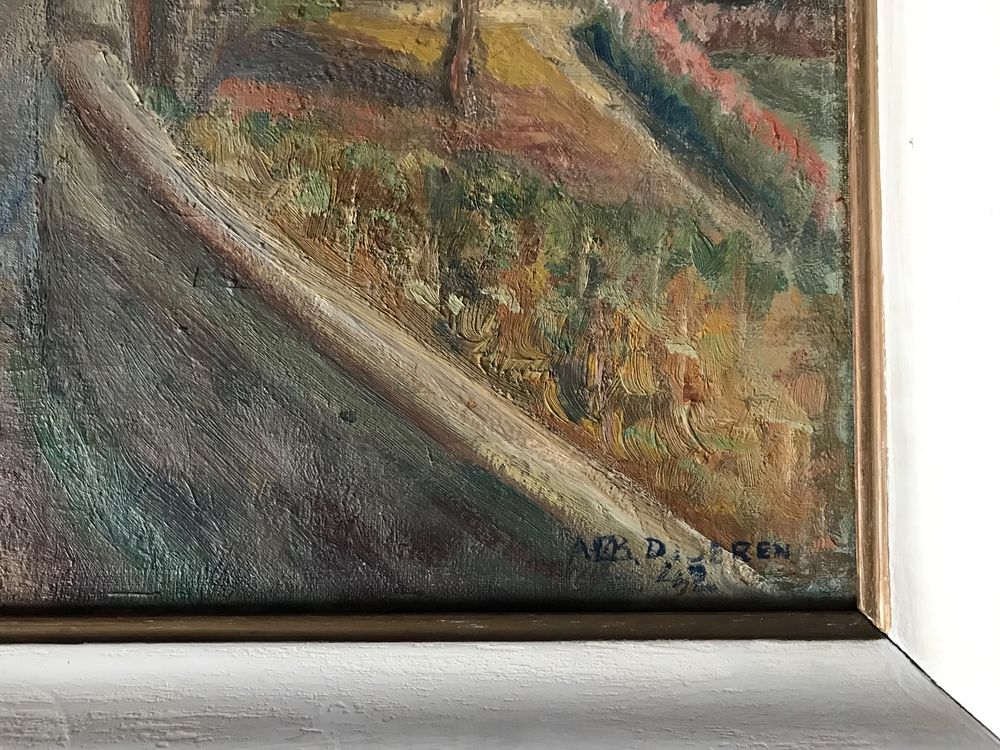 Tableau ancien d’Albert Diserens 1891- 1967 peintre Vaudois (Gebraucht ...