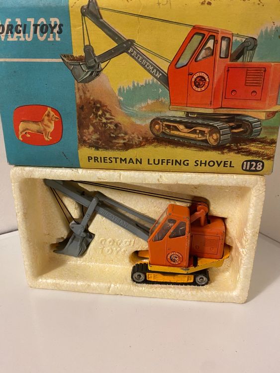 Corgi Toys - Original 1128 Priestman Luffing Shovel OVP | Kaufen auf ...