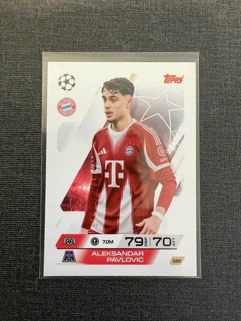 Topps Match Attax Aleksandar Pavlovic Fc Bayern München (Neu (gemäss ...