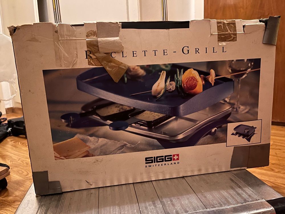 Raclette 8 Personen / 8 personnes, mit Heizplatte/ plaque (Gebraucht ...