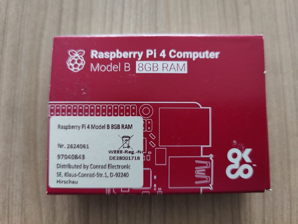 Rasperry PI 4 Model B 8GB + Gehäuse + M.2 SSD + ZigBee Modul | Kaufen ...