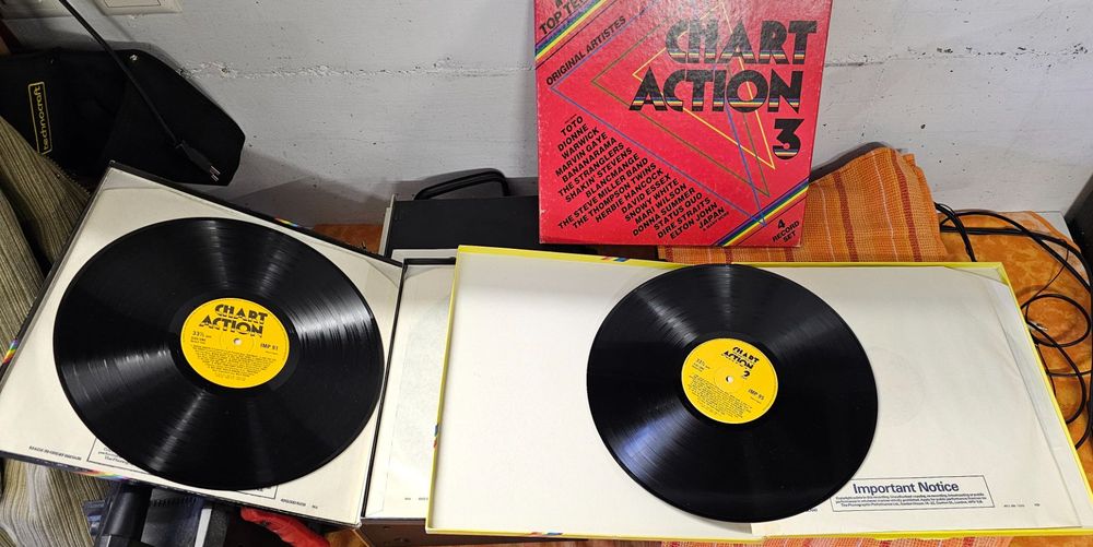 12 LP SAMMLUNG - Chart Action 1, 2 und 3 (Gebraucht) in La Garde für ...