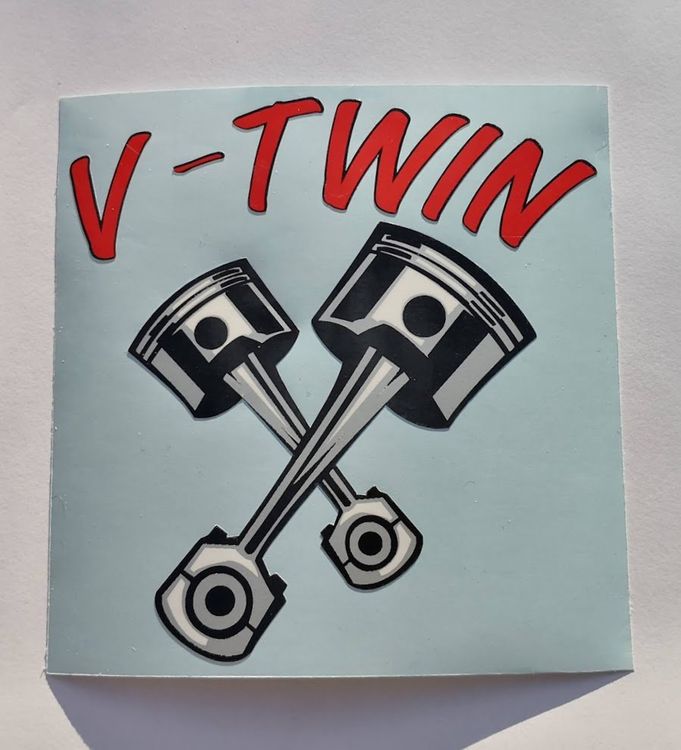 V-TWIN Vinyl Sticker/Aufkleber | Kaufen auf Ricardo