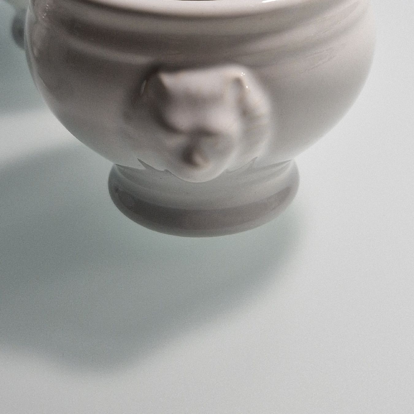 3 Mainer Design Keramik Suppentassen mit Löwenkopf!Tasse (Gebraucht) in ...