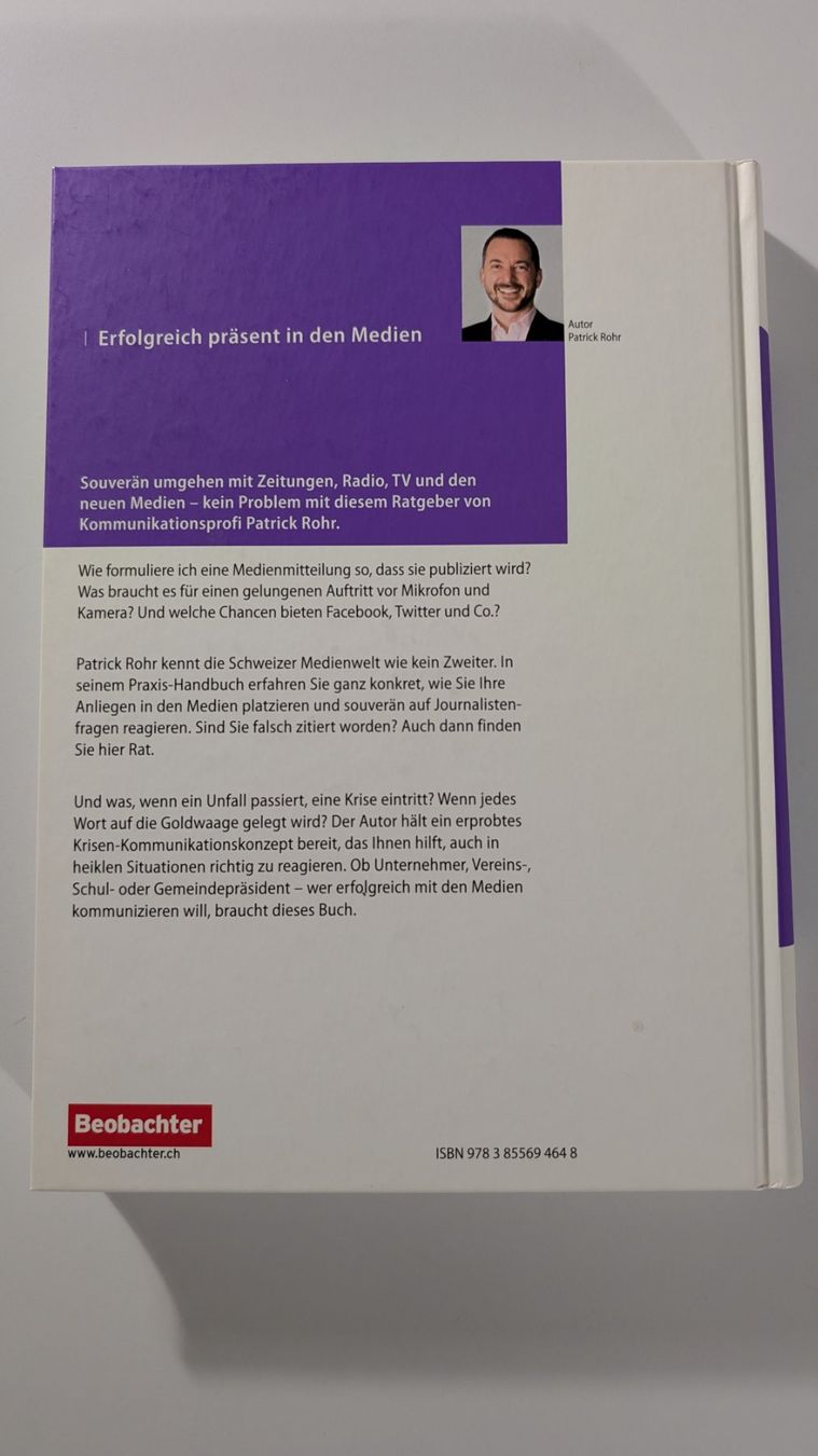 Erfolgreich präsent in den Medien (Beobachter Ratgeber) (Neu (gemäss ...