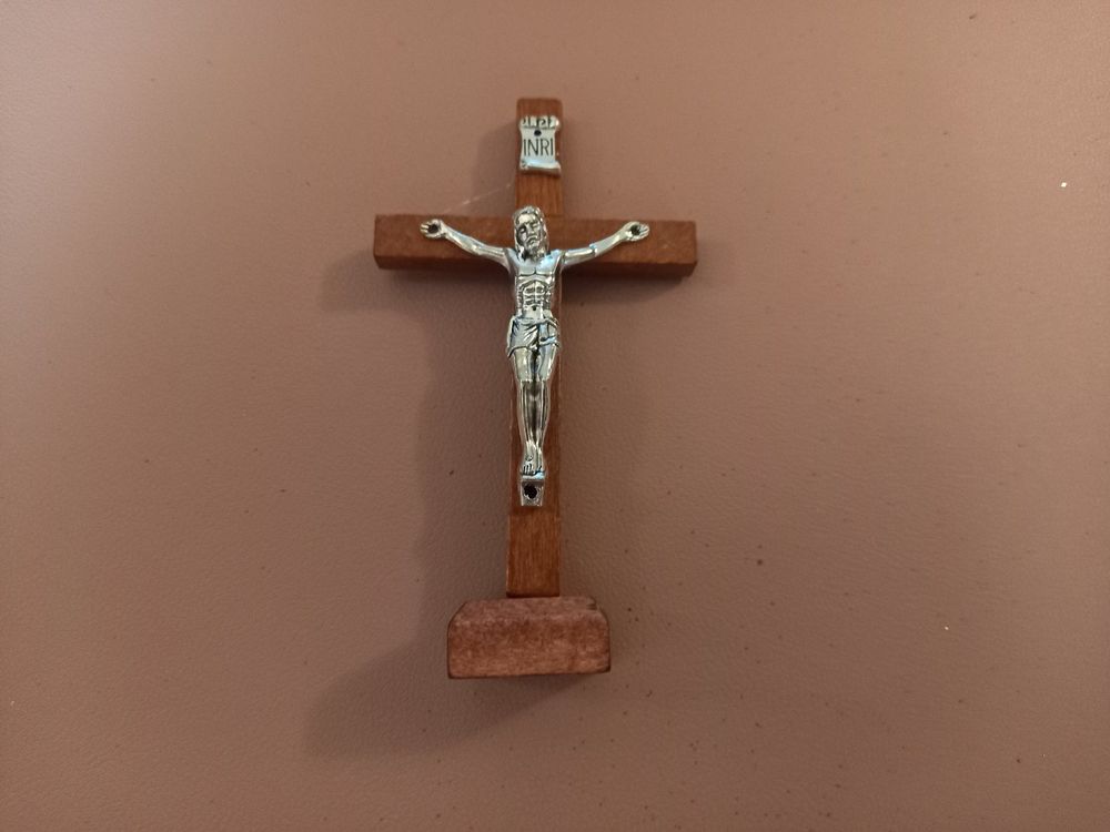 10x Holzkreuz Kruzifix Jesus Kreuz - croix en bois crucifix (Neu ...