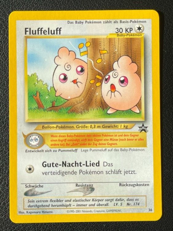 Fluffeluff WB36 Pokémon Black Star Promo (Neu (gemäss Beschreibung)) in ...