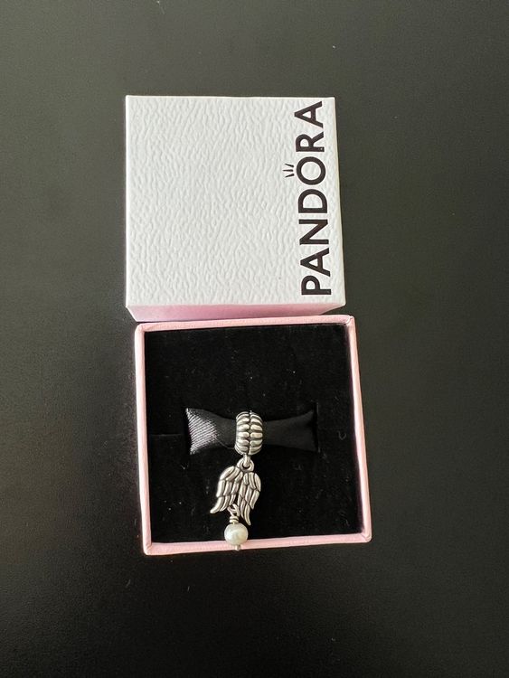 Original Pandora Charm Flügel mit Perle | Kaufen auf Ricardo