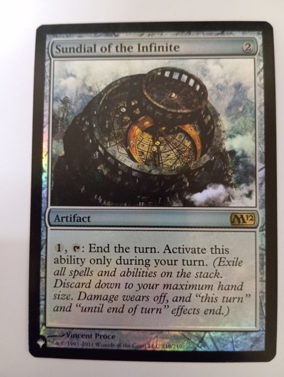 MTG Single: Sundial of the Infinite Foil EN (Neu (gemäss Beschreibung ...