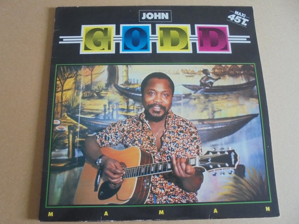 John GODD ( artiste béninois ) " Maman " Maxi , dédicacé (Gebraucht) in ...