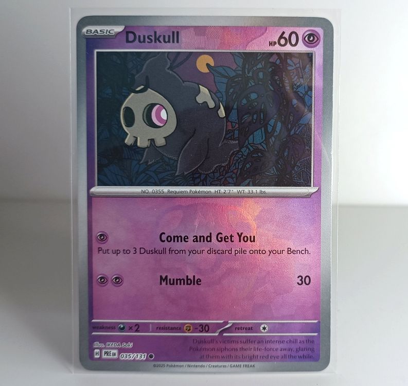 Duskull 035/131 Masterball Pokemon Prismatic Evolutions | Kaufen auf ...