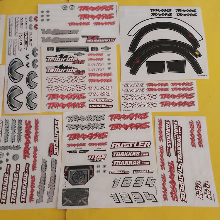 TRAXXAS_Grosses Los original Sticker von diversen Modellen | Kaufen auf ...