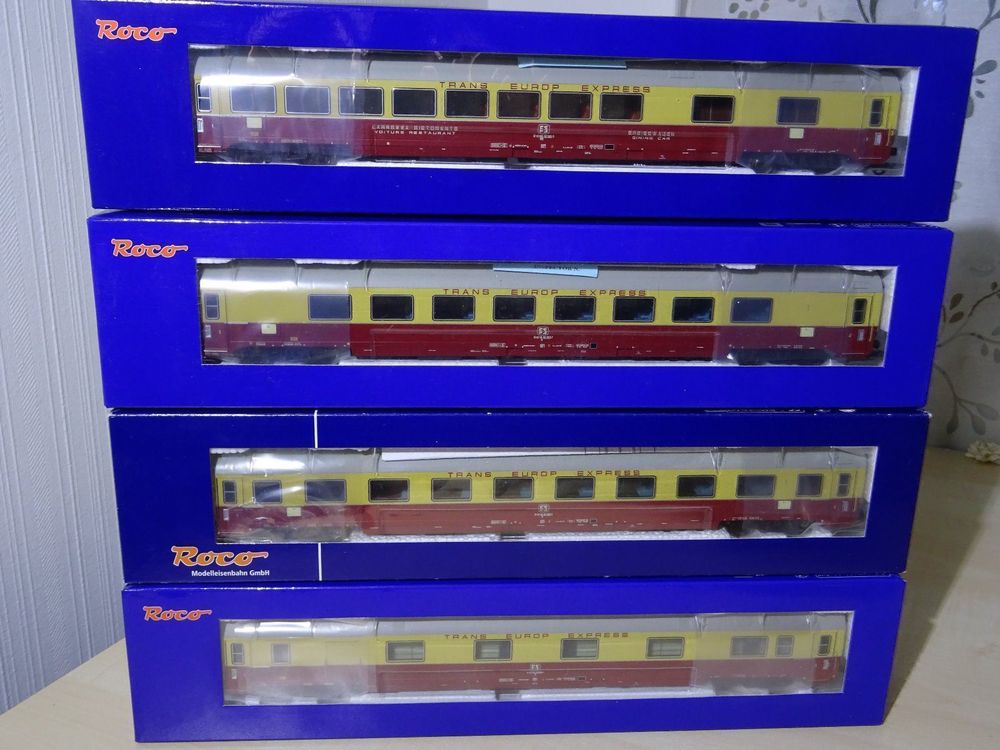 4 Roco FS TEE Wagen Gran Confort "NEU" (Neu und originalverpackt) in ...