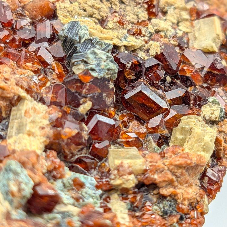 HESSONIT Roter GRANAT mit CLINOCHLOR, Italien (Neu (gemäss Beschreibung)) in Balerna für CHF 45 ...