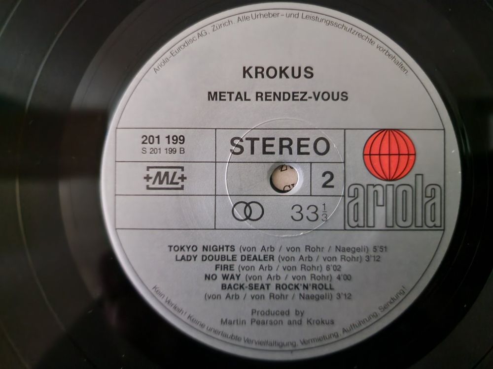 Krokus LP – Metal Rendez-vous | Kaufen auf Ricardo