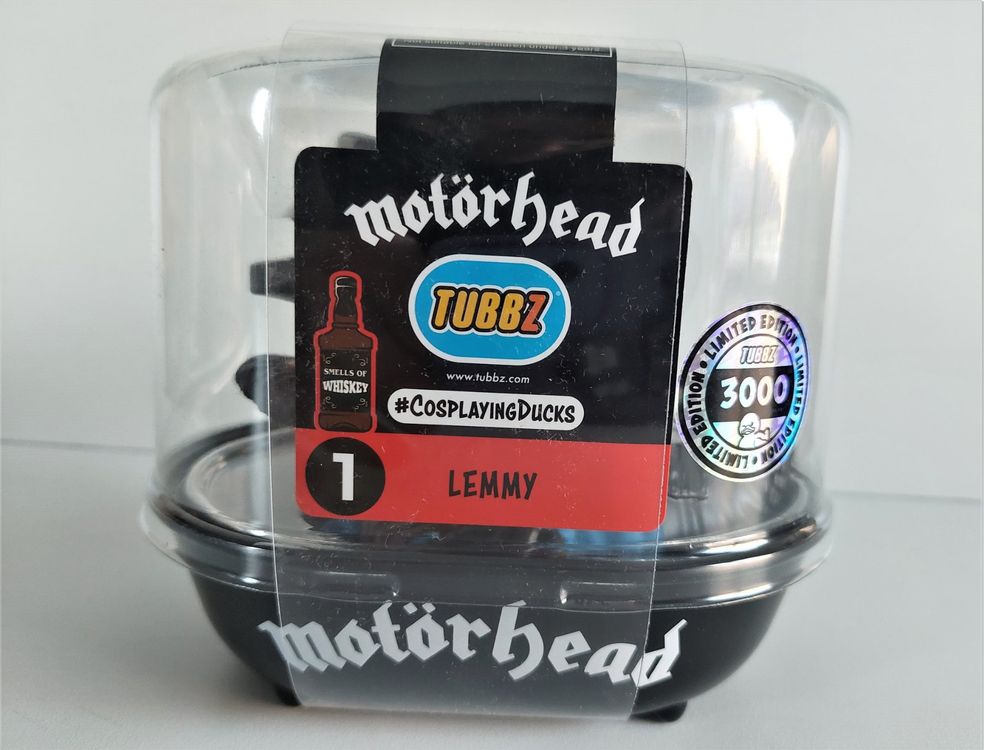 TUBBZ Motörhead Lemmy Collectible Duck (Neu und originalverpackt) in ...