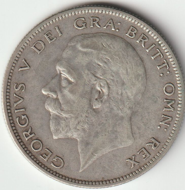 1928 Britische Silber Half Crown Münze George V (Gebraucht) in Baden ...