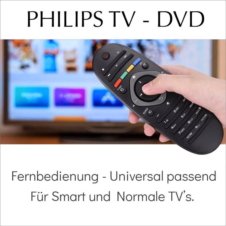 Fernbedienung für Philips TV DVD Smart Universal (Neu und originalverpackt) in Chiasso für CHF ...