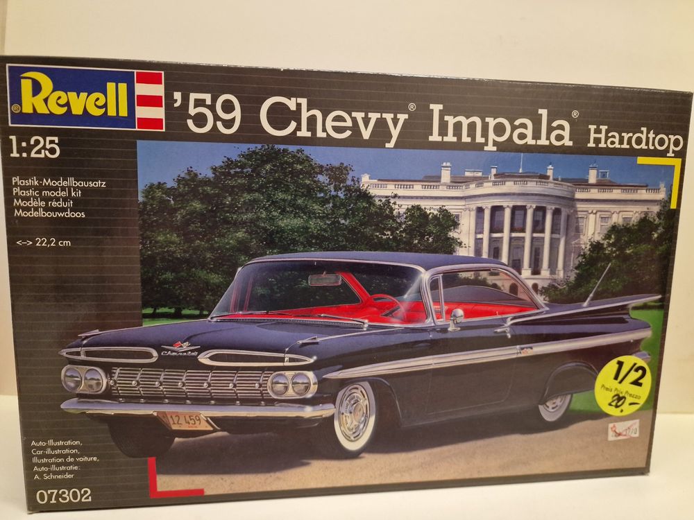 Revell Chevrolet Impala 59' Plastikmodellbau 1/25 (Neu (gemäss ...
