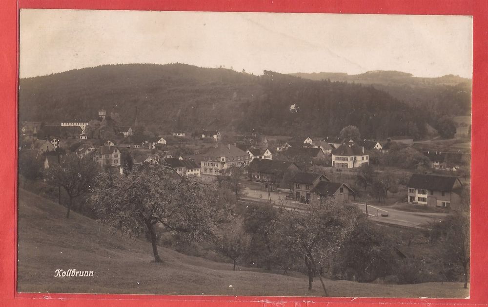 Kollbrunn mit Bahnhof - Fotokarte ca. 1925 (Gebraucht) in Fislisbach für CHF 8 – mit Lieferung ...