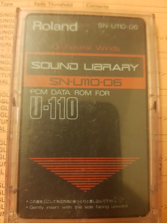 Roland Sound Library Library sn-U110-06 | Kaufen auf Ricardo