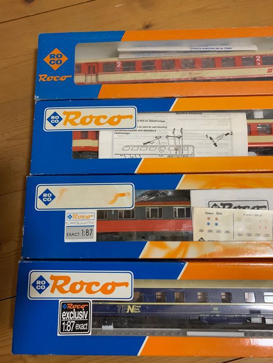 Modelleisenbahn Personenwagen 4 Stk. | Kaufen auf Ricardo