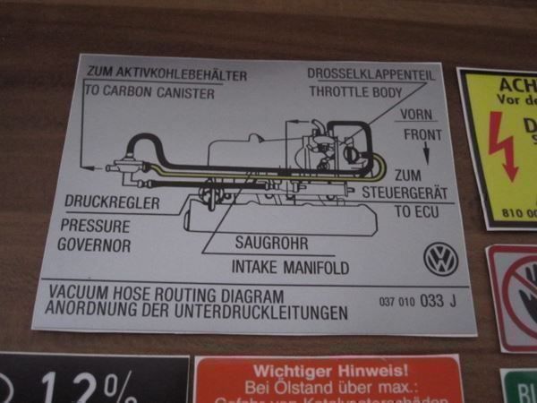 Golf 2 Aufkleber